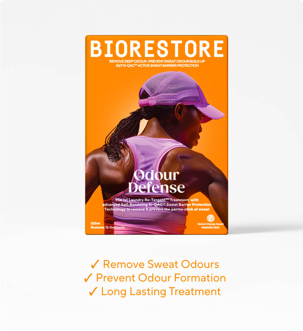 Odour defense - Prevent & eliminate sweat smell from activewear – BIORESTORE